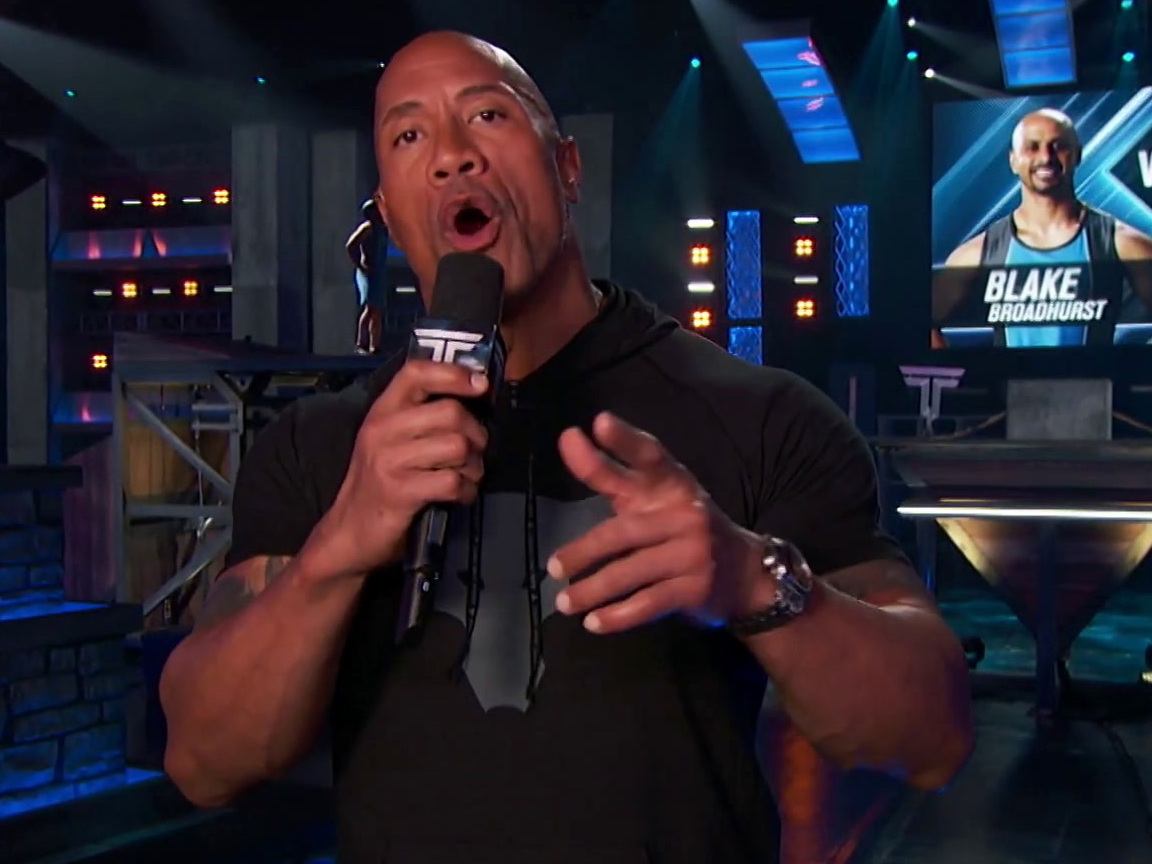 The Titan Games: Kaleb Redden Introduces His Son To The Rock - TV Guide