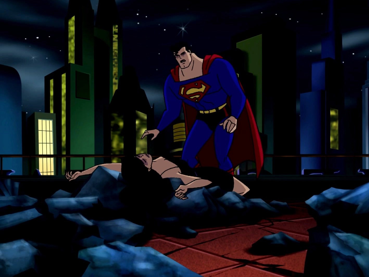 Superman: Brainiac Attacks: Brainiac Injures Lois Lane - TV Guide